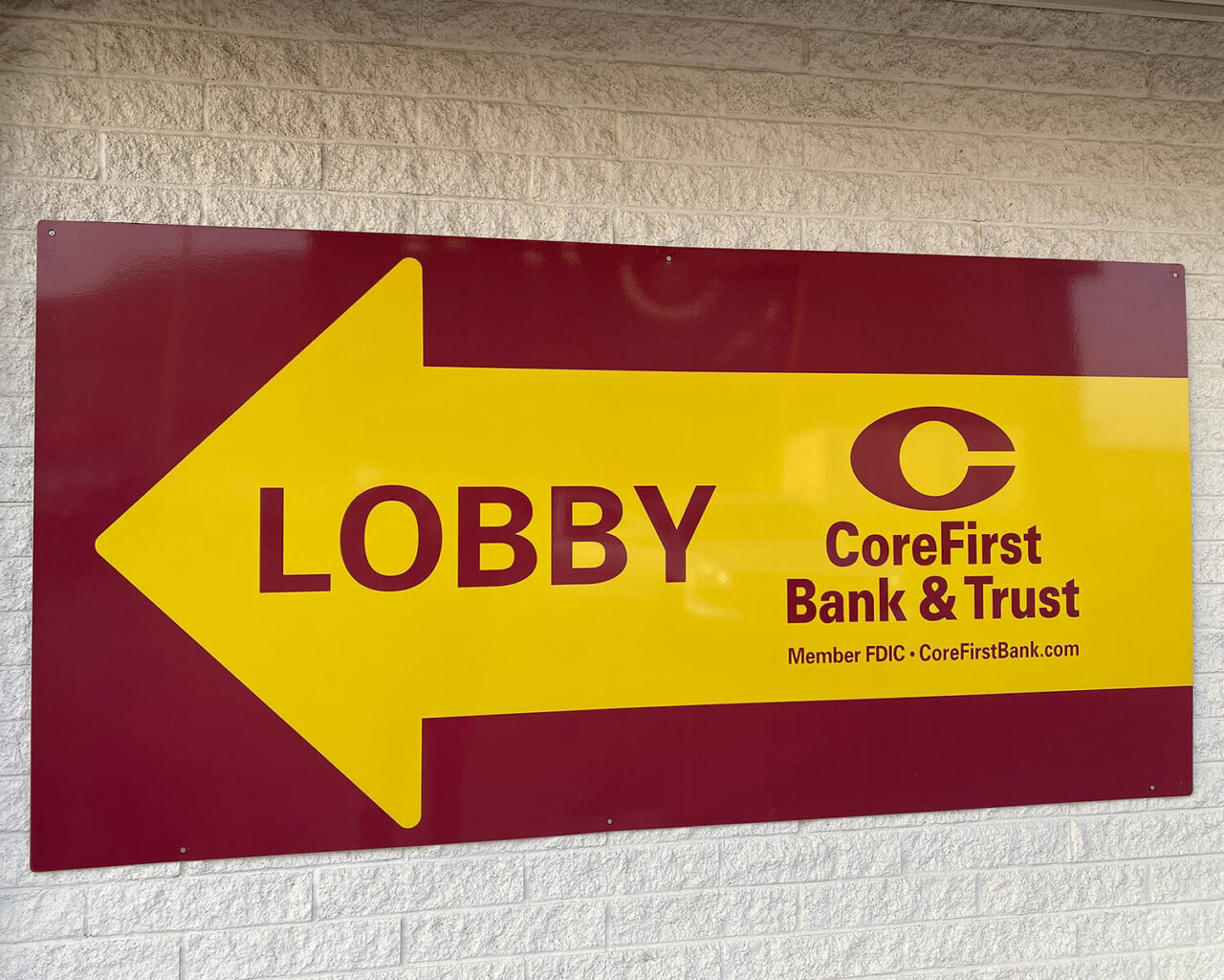 CoreFirst Bank & Trust - Mainline Signs